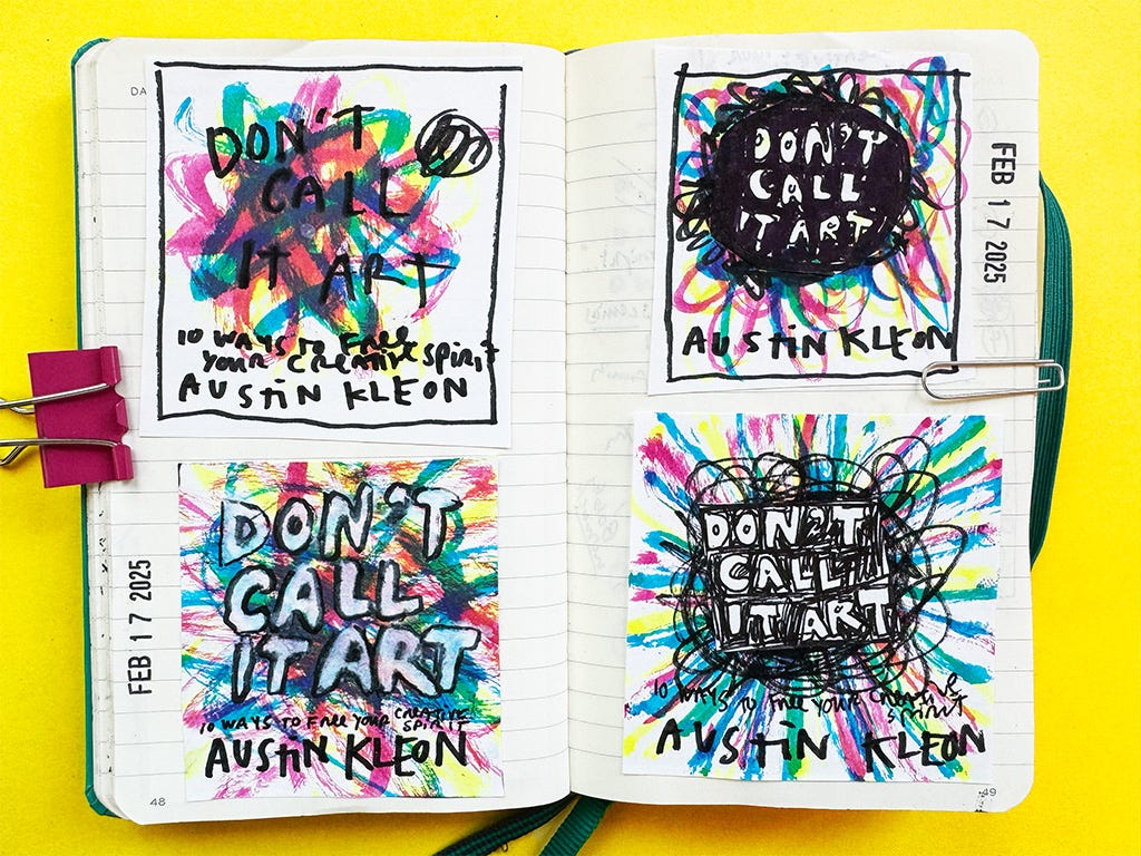 A peek inside my pocket notebook - Austin Kleon