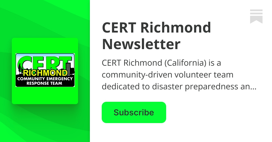CERT Richmond Newsletter | Substack