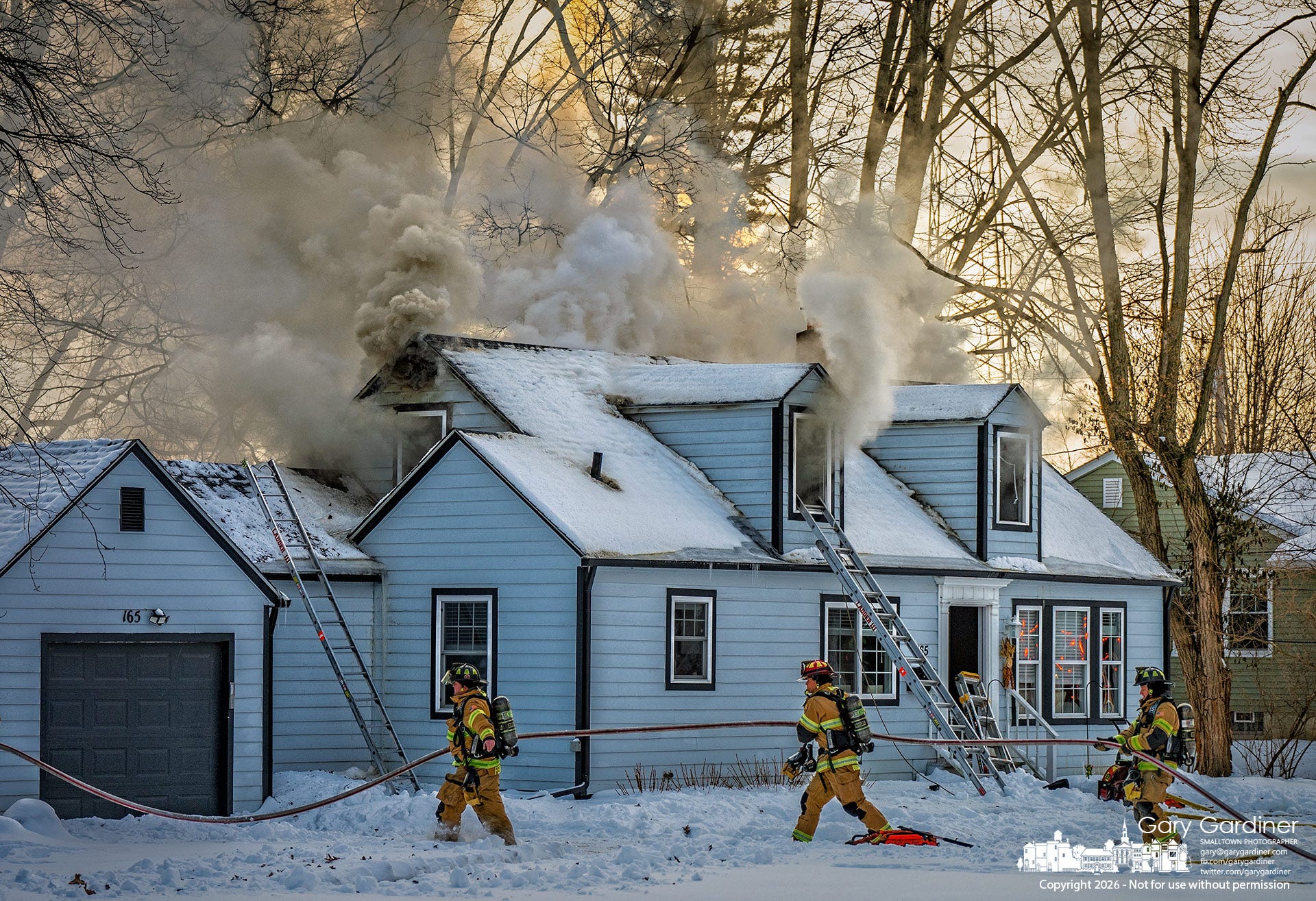 Uptown Snow Removal On State - House Fire on Walnut - Chief Miller Retires