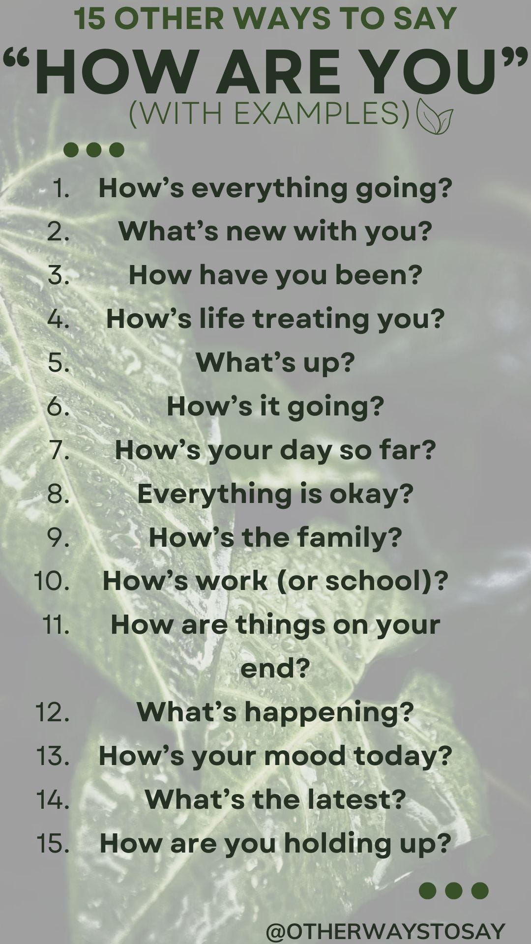 15 Other Ways to Say “How Are You” (With Examples)