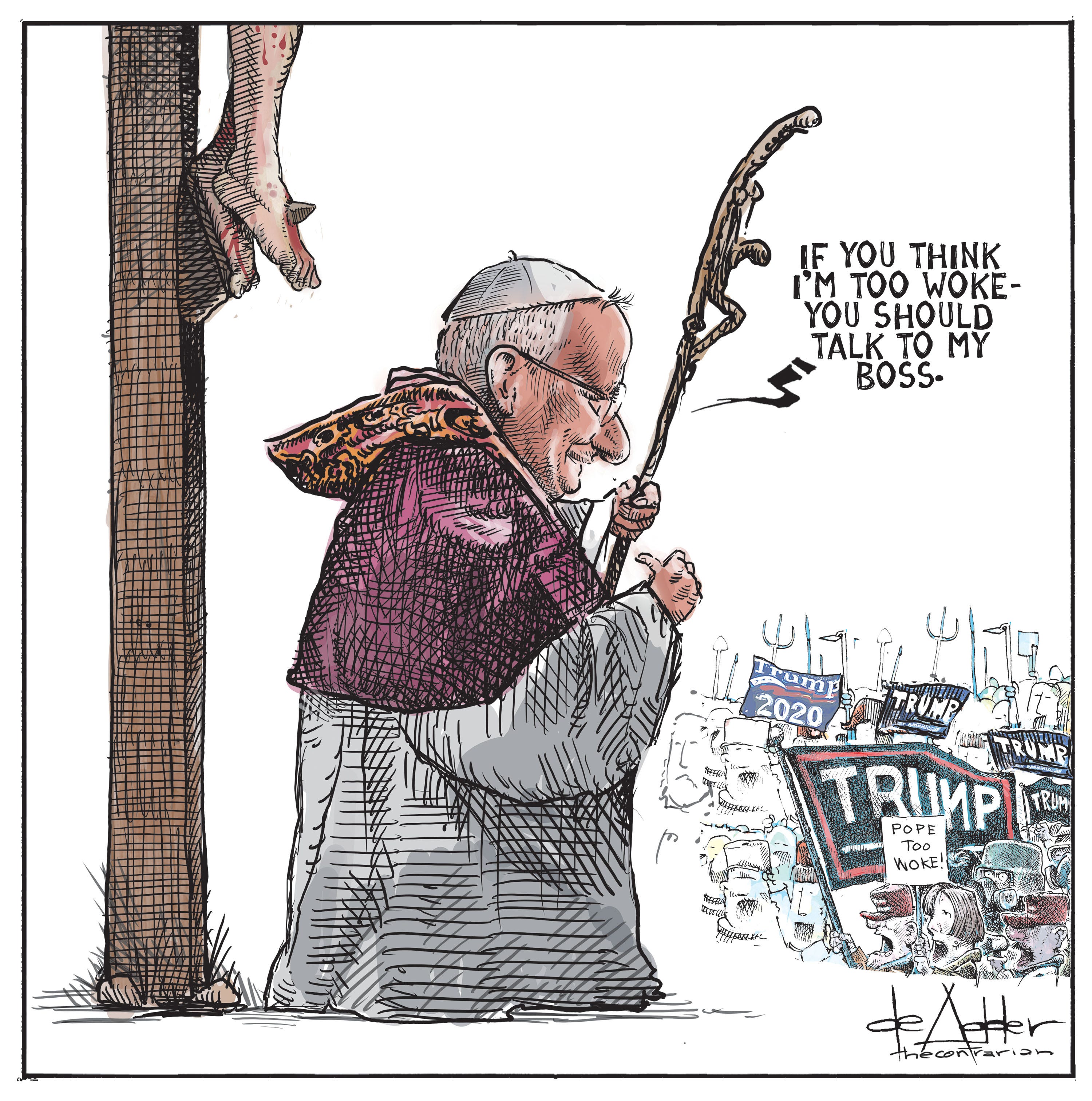 The Woke Pope - by Michael de Adder - The Contrarian