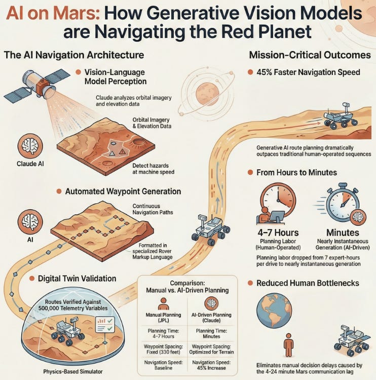 NASA Plans Mars Rover Routes with 45% Faster Navigation