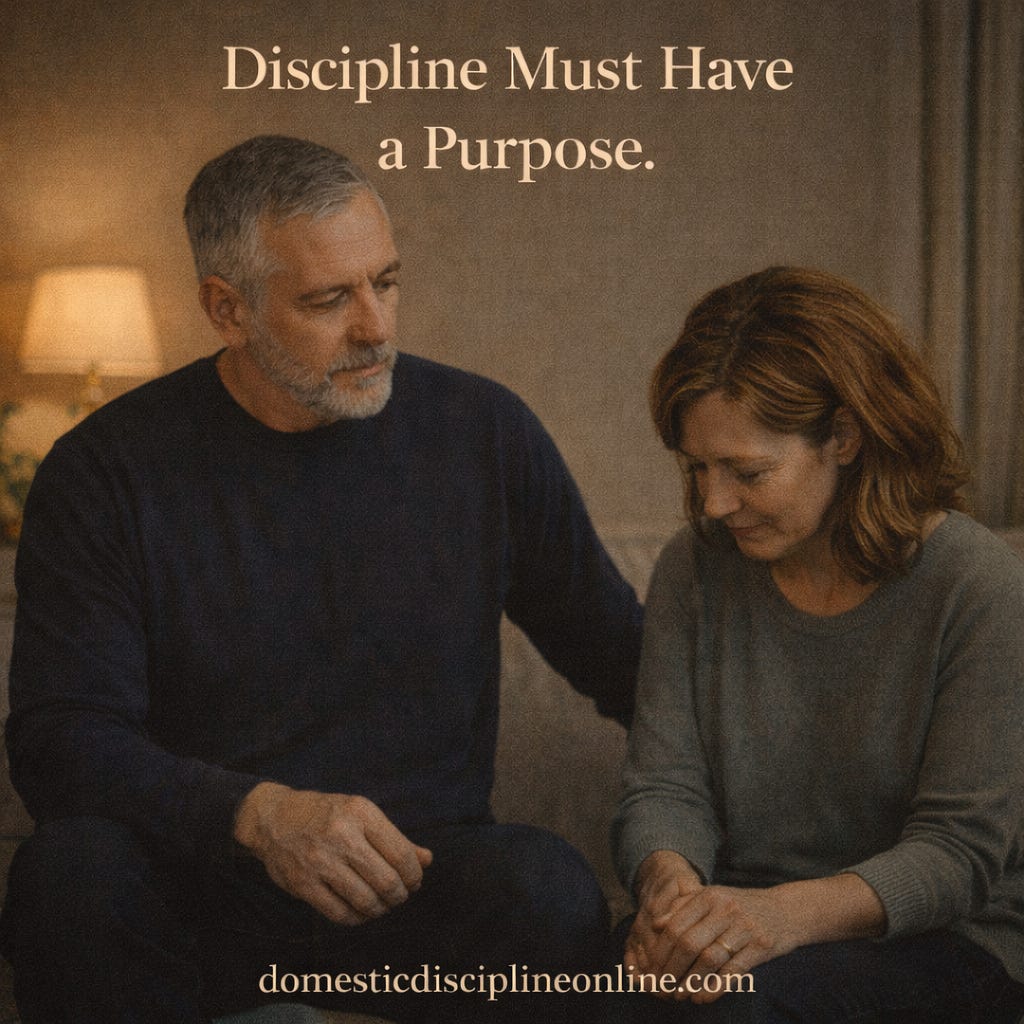 Discipline Must Have a Purpose - by Dominic Masters