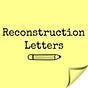 Reconstruction Letters | Crisanne | Substack
