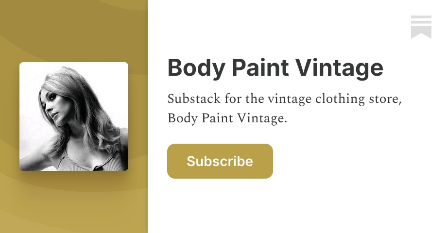 Body Paint Vintage | Taryn | Substack