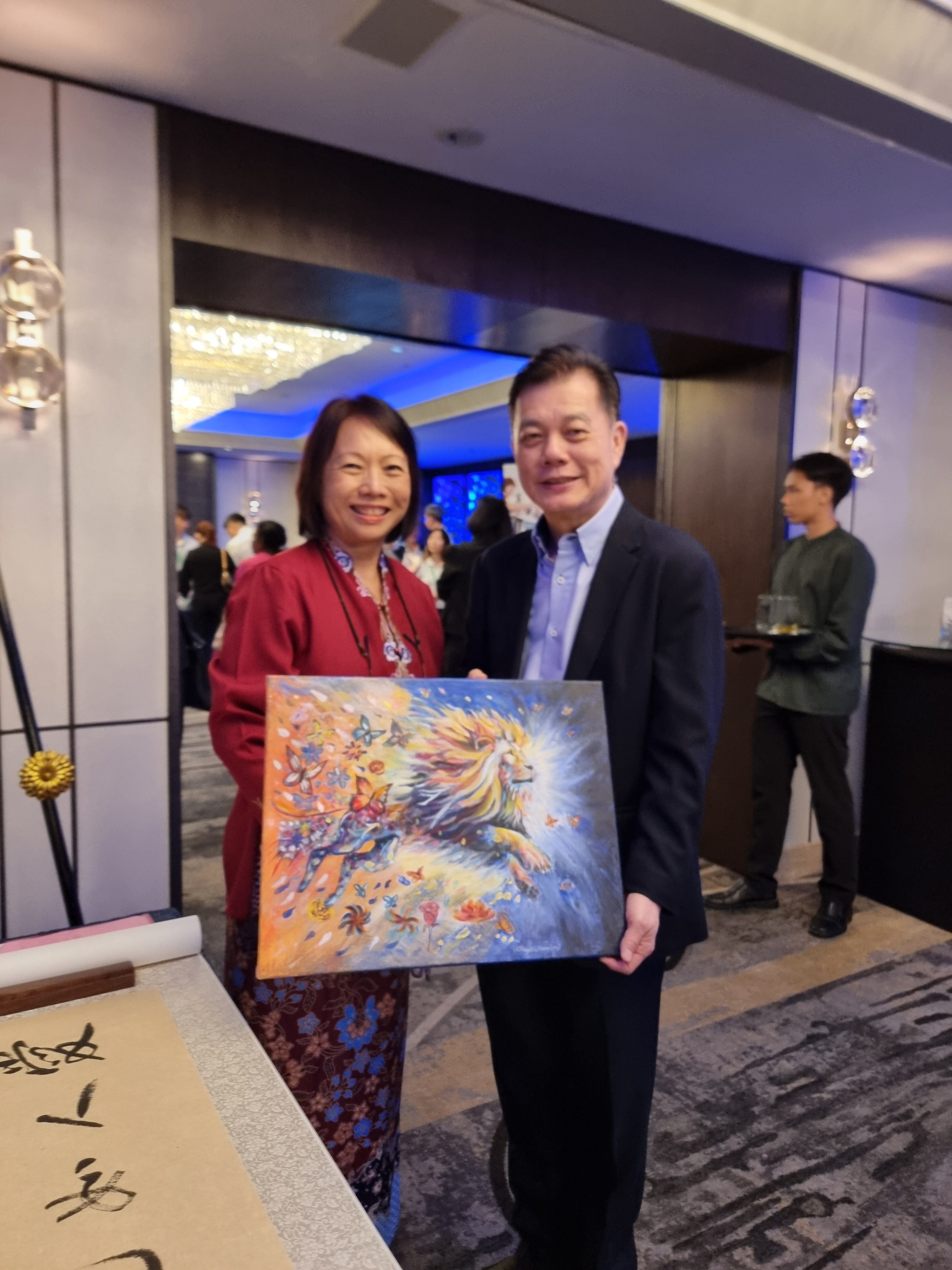 Breakthrough Lion - by Audrey Lee - DrawMeNearerLord