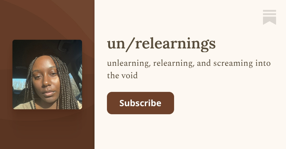 un/relearnings | shay | Substack