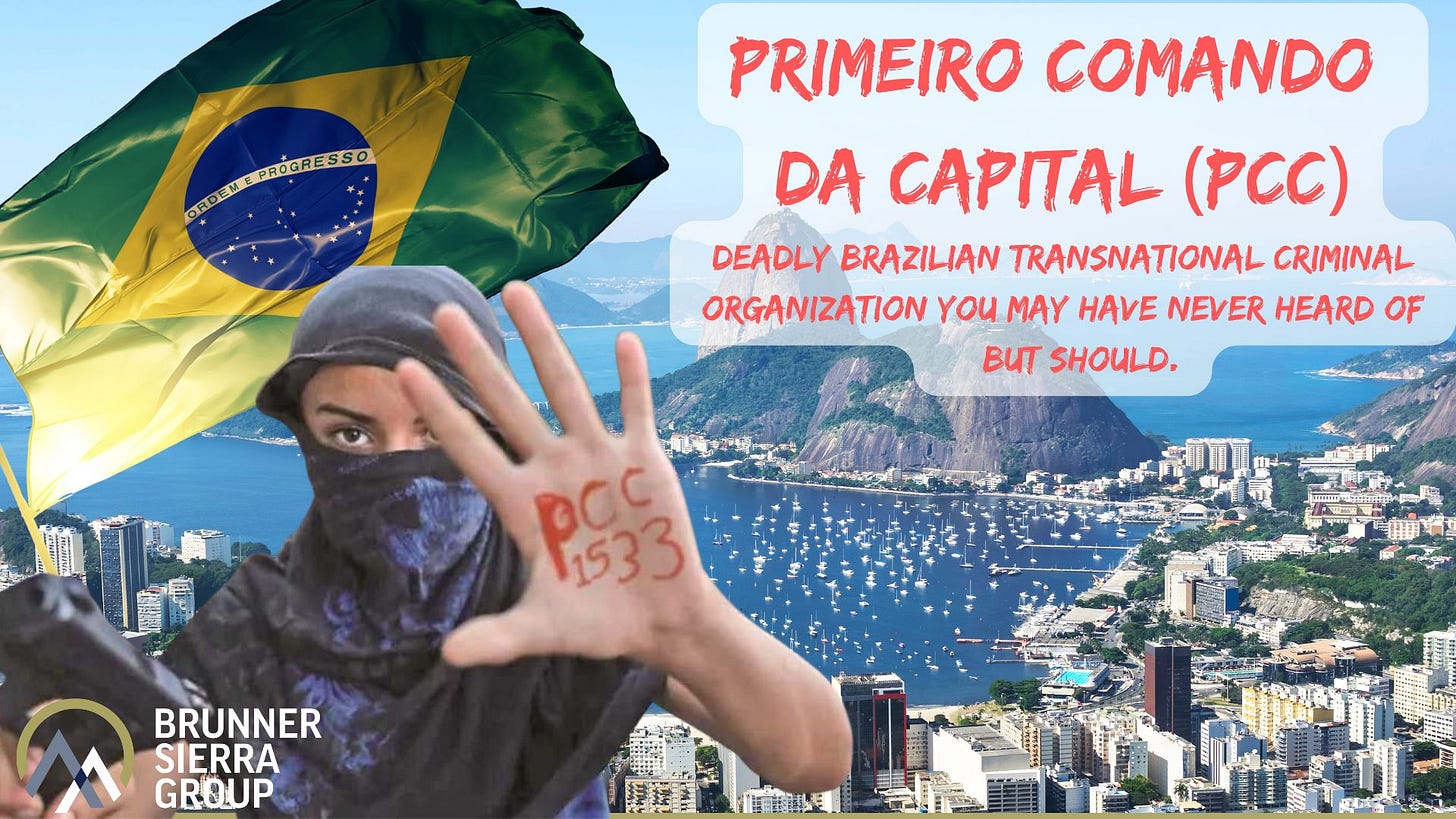 The Rise and Reach of the Brazilian criminal organization Primeiro ...