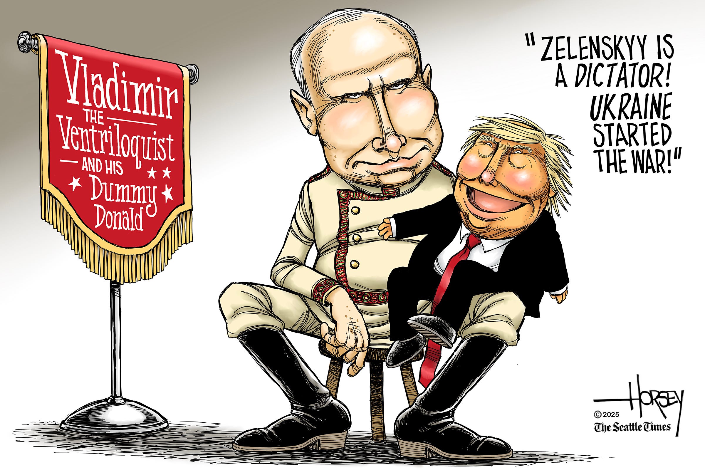 Ten top Trump cartoons from 2025 - David Horsey's Substack