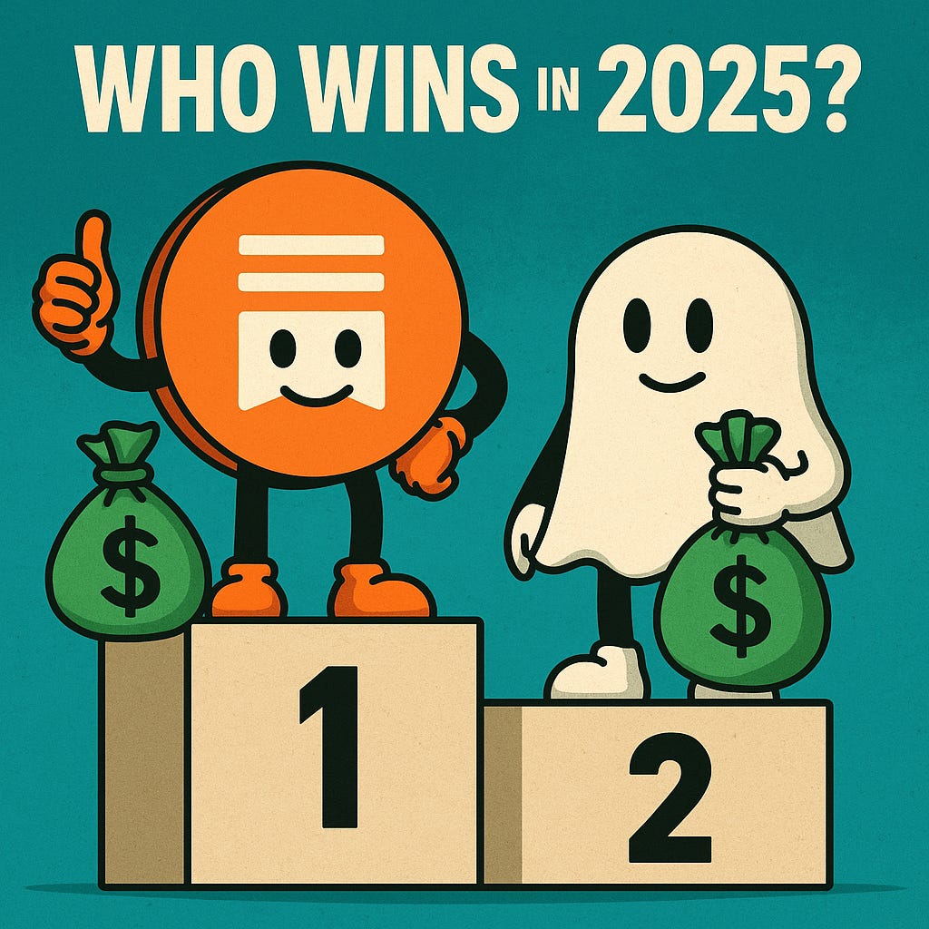 Substack vs. Ghost in 2025: Why Substack Is the Clear Winner for Creators