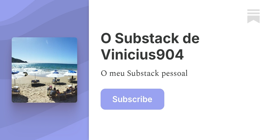 O Substack de Vinicius904 | Vinicius Valle | Substack