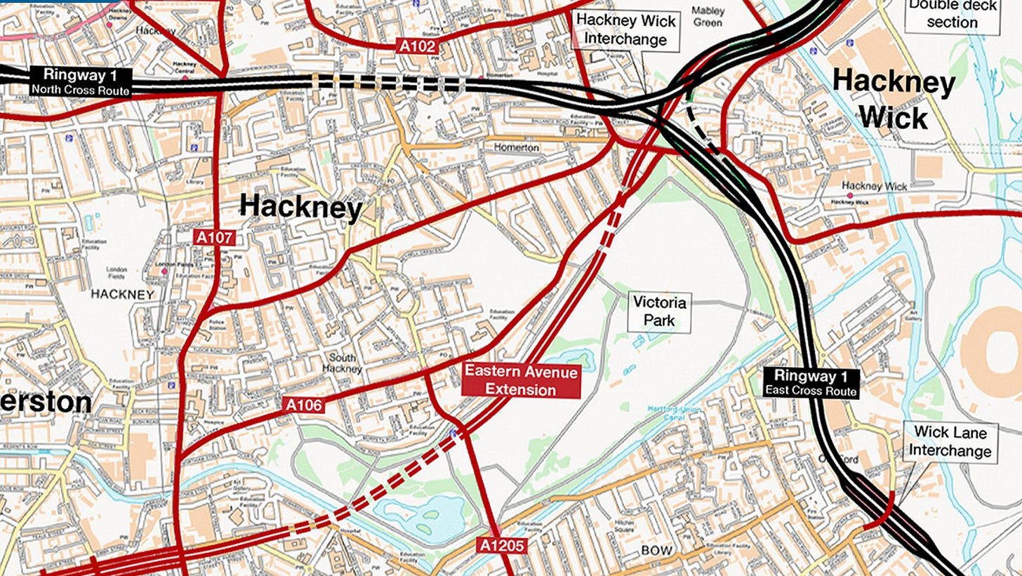 London's Ringways: The first map of the capital's unbuilt motorways