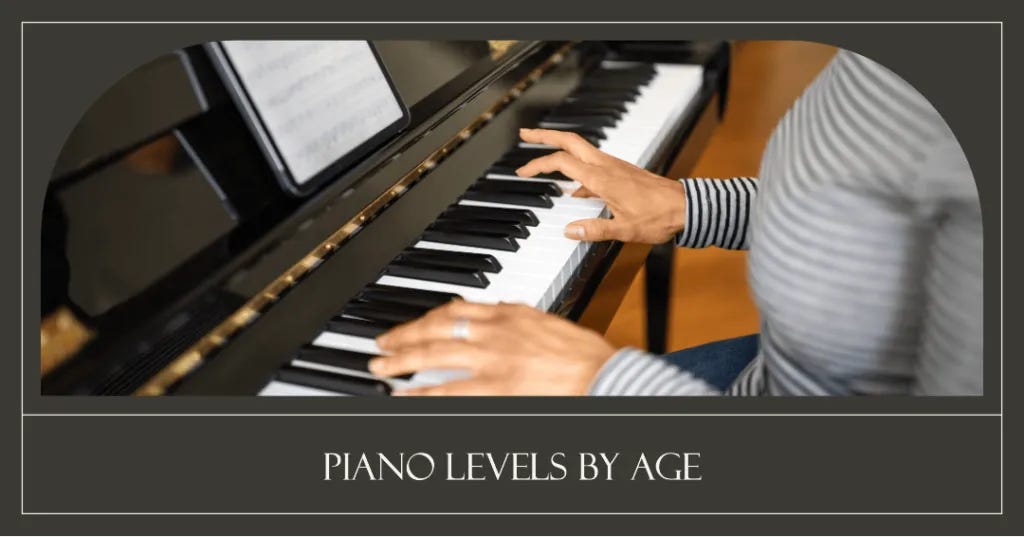 4 Piano Levels by Age - Little Known Success tips!