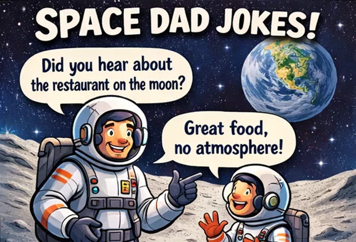 128+ Space Dad Jokes That’ll Make You Laugh Into a Supernova!