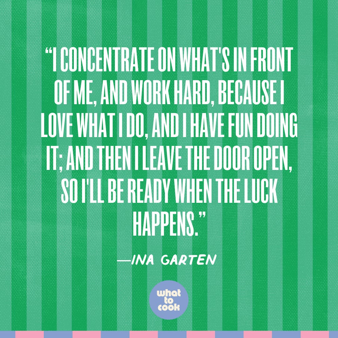 ina garten is our final maternity leave guest!