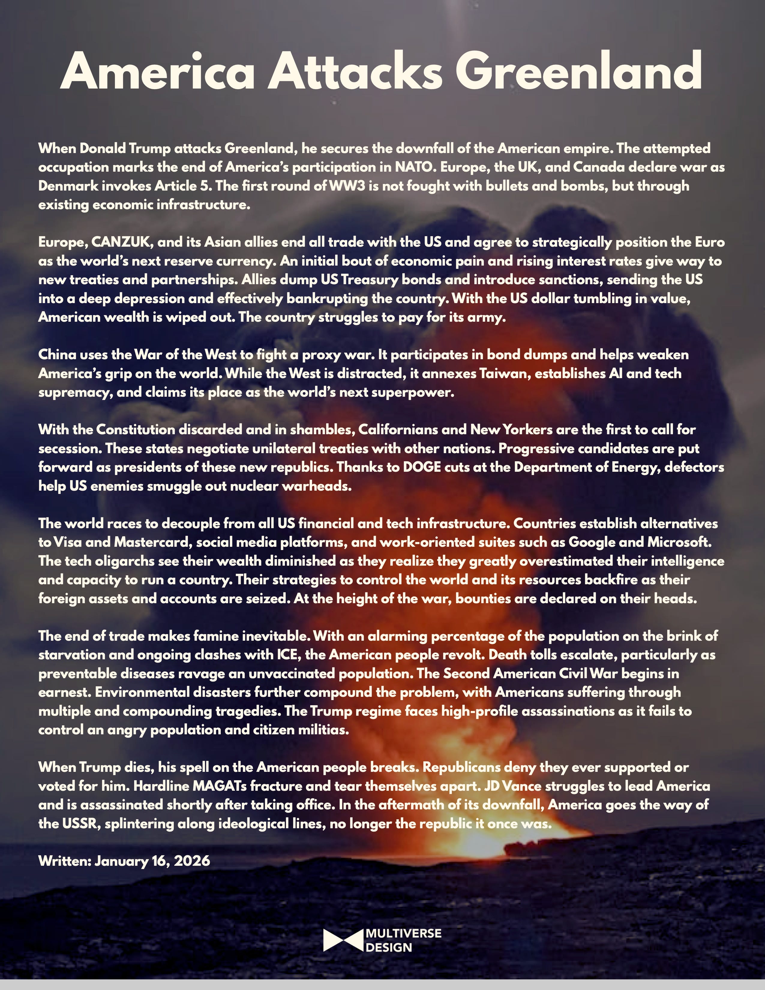 Americans: You Need to Understand How Catastrophic an Invasion of ...