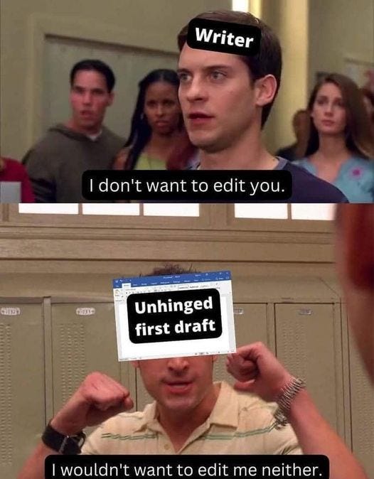 Show&Tell: why memes about writing make me feel like writing again