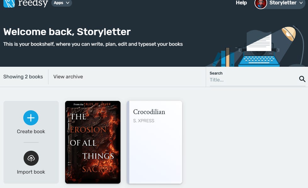 Writing with the Reedsy Book Editor - by Winston Malone