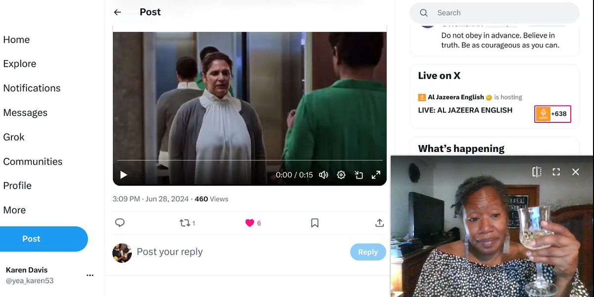 WOMAN FLEES TROON, TROON IS SAD! - by Karen Davis