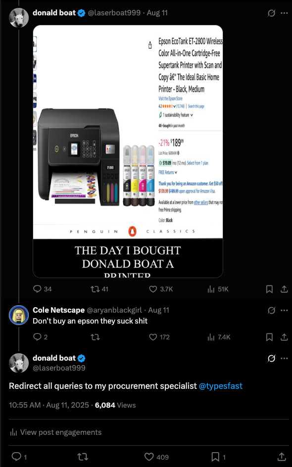 DOGPILE: THE DONALD BOAT STORY - donald boat