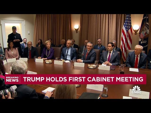 Trump's first cabinet press conference - by Beto O'Rourke