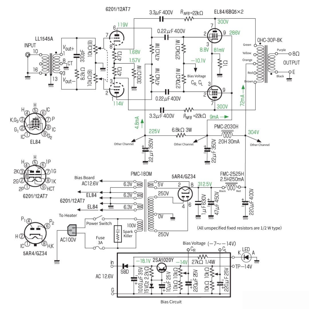 EL84 Push-Pull Amplifier Part 1 【MJ’s DIY Amp Lab】