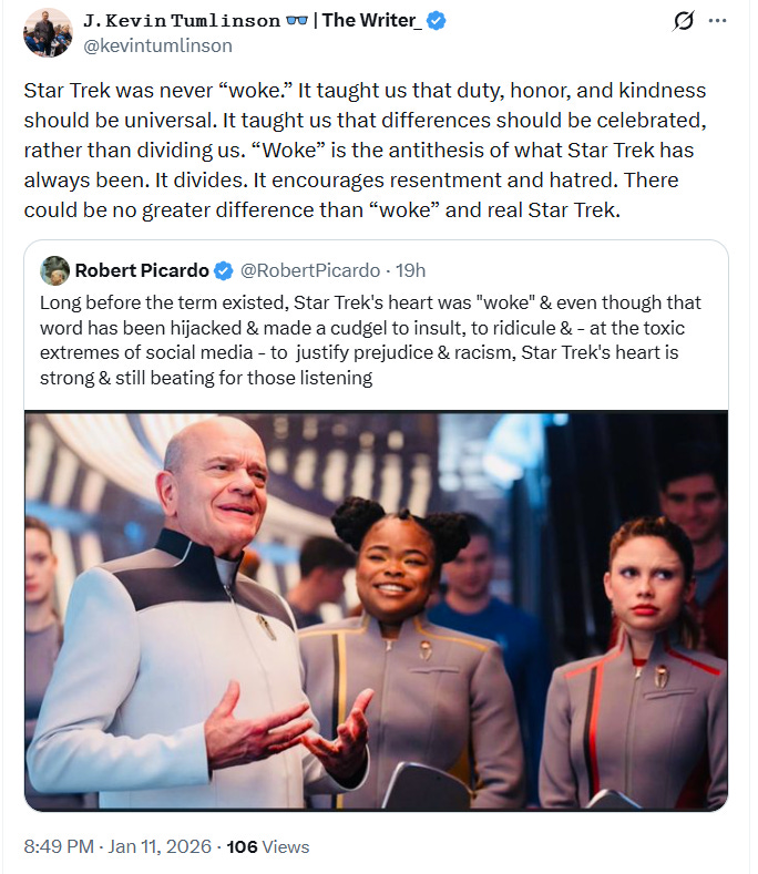 Robert Picardo Gets Rebuked After He Claims "Star Trek's Heart Was 'Woke'"