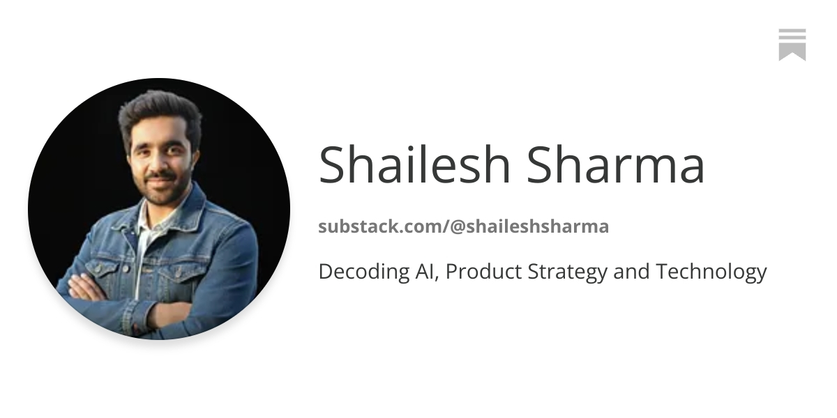 Shailesh Sharma | Substack