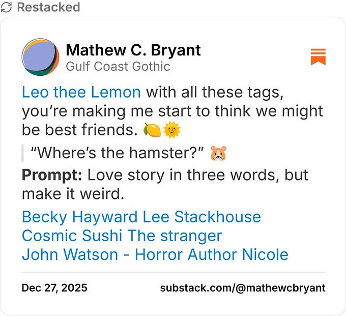 Lee Stackhouse (@leestackhouse): "thank you for the tag @Mathew C ...