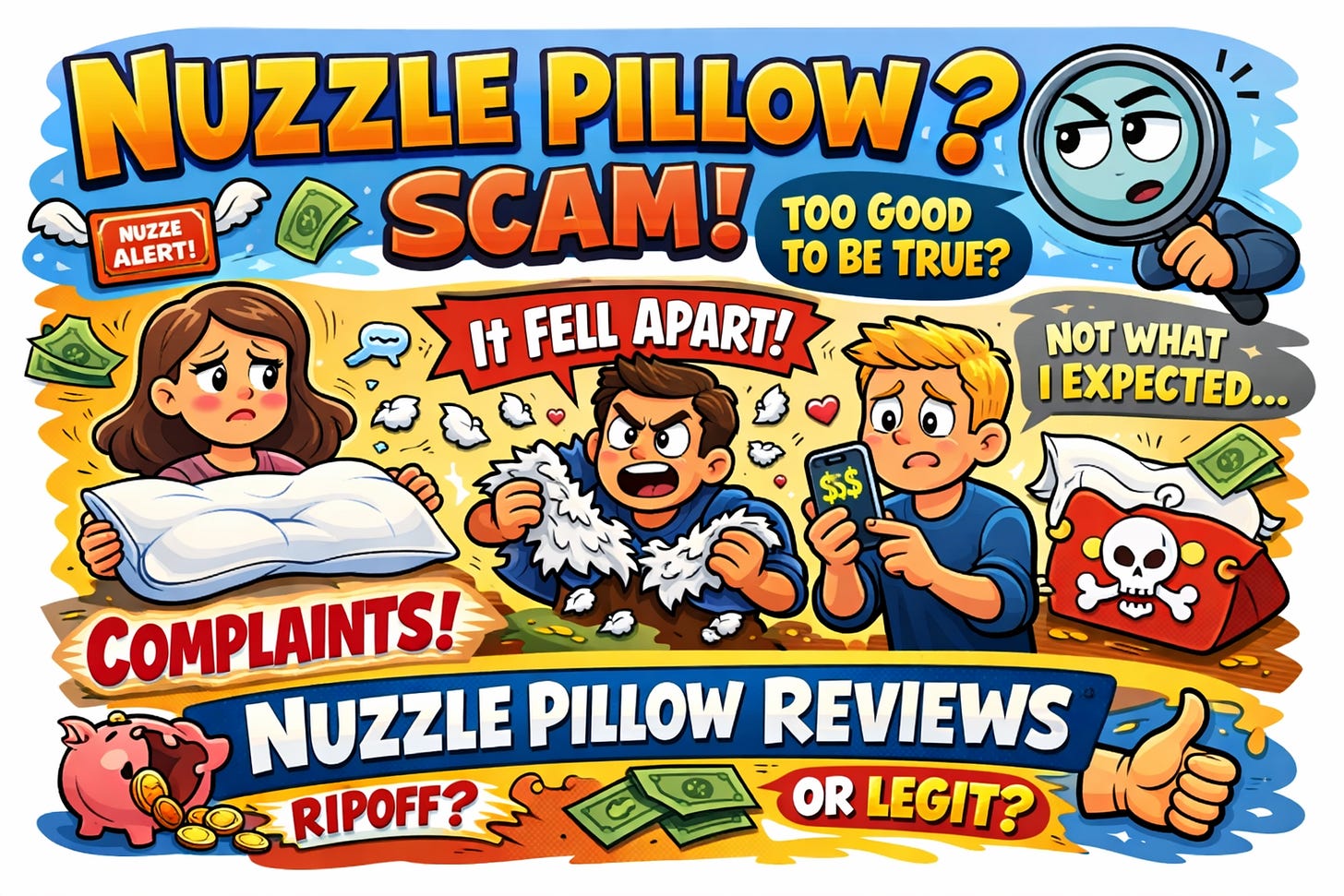 I Tried Nuzzle Pillow: Is It a Scam? My Review and Complaints