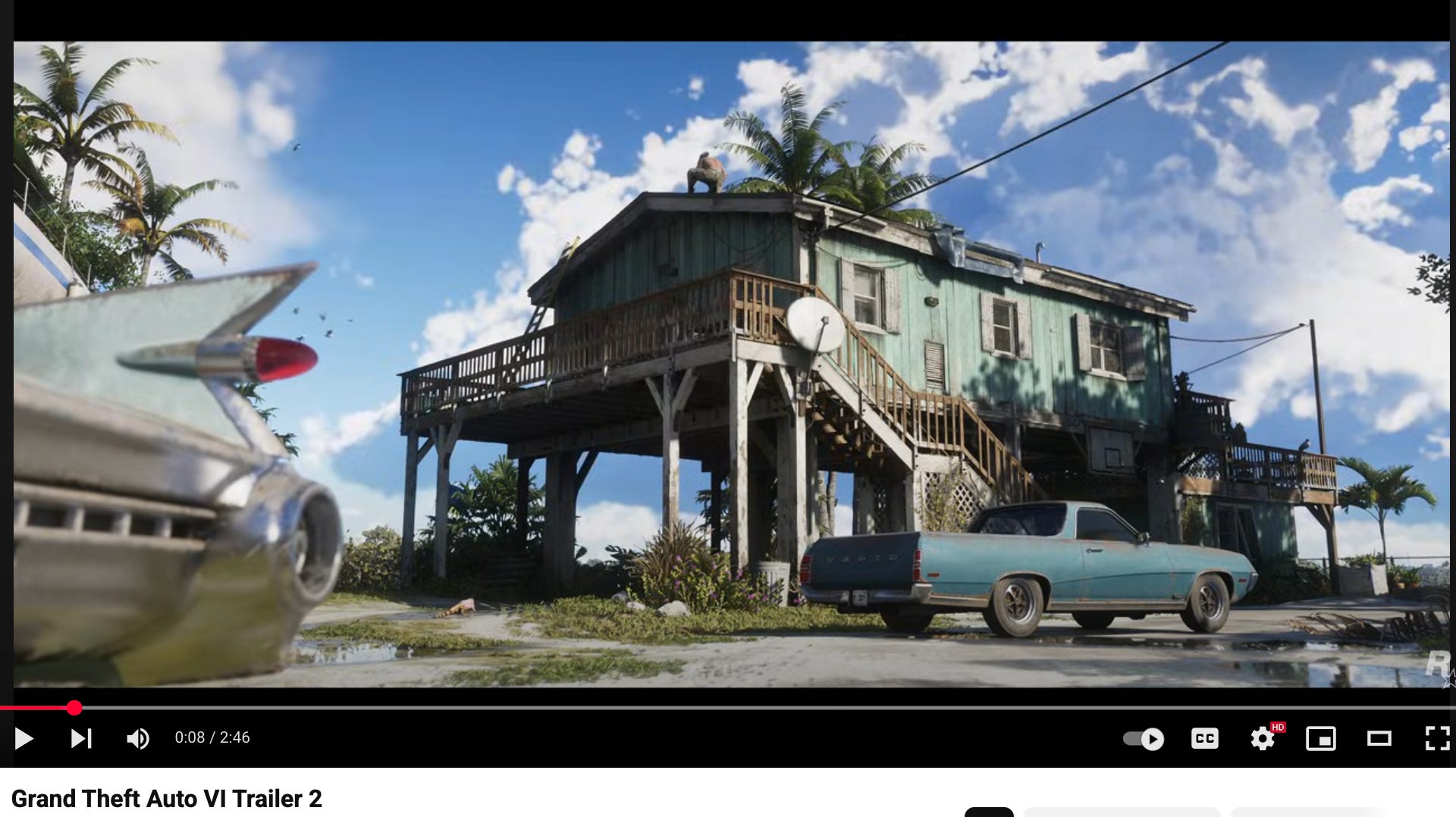 385 days to go...Rockstar shows GTA VI for the first time since ...
