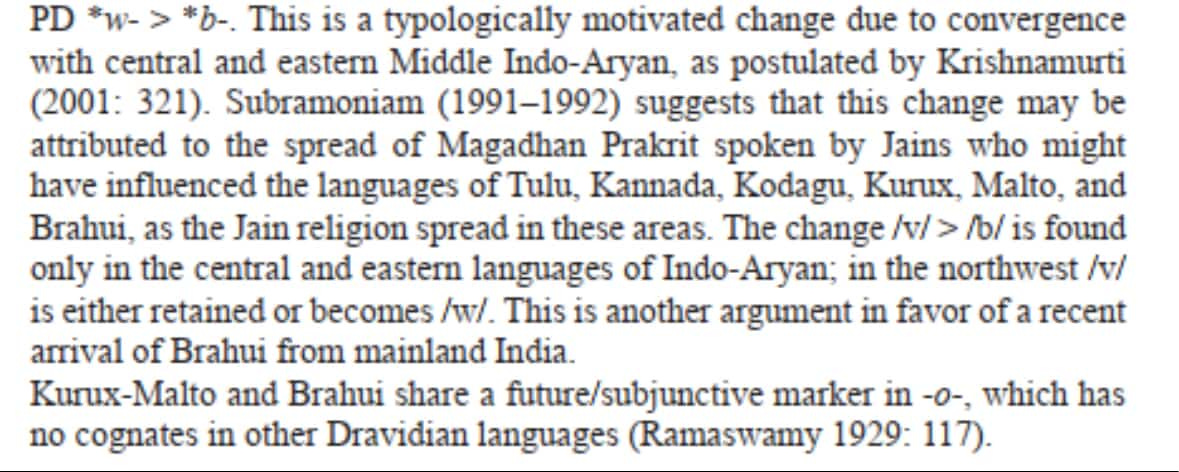 The Origins and Evolution of The Dravidian Languages
