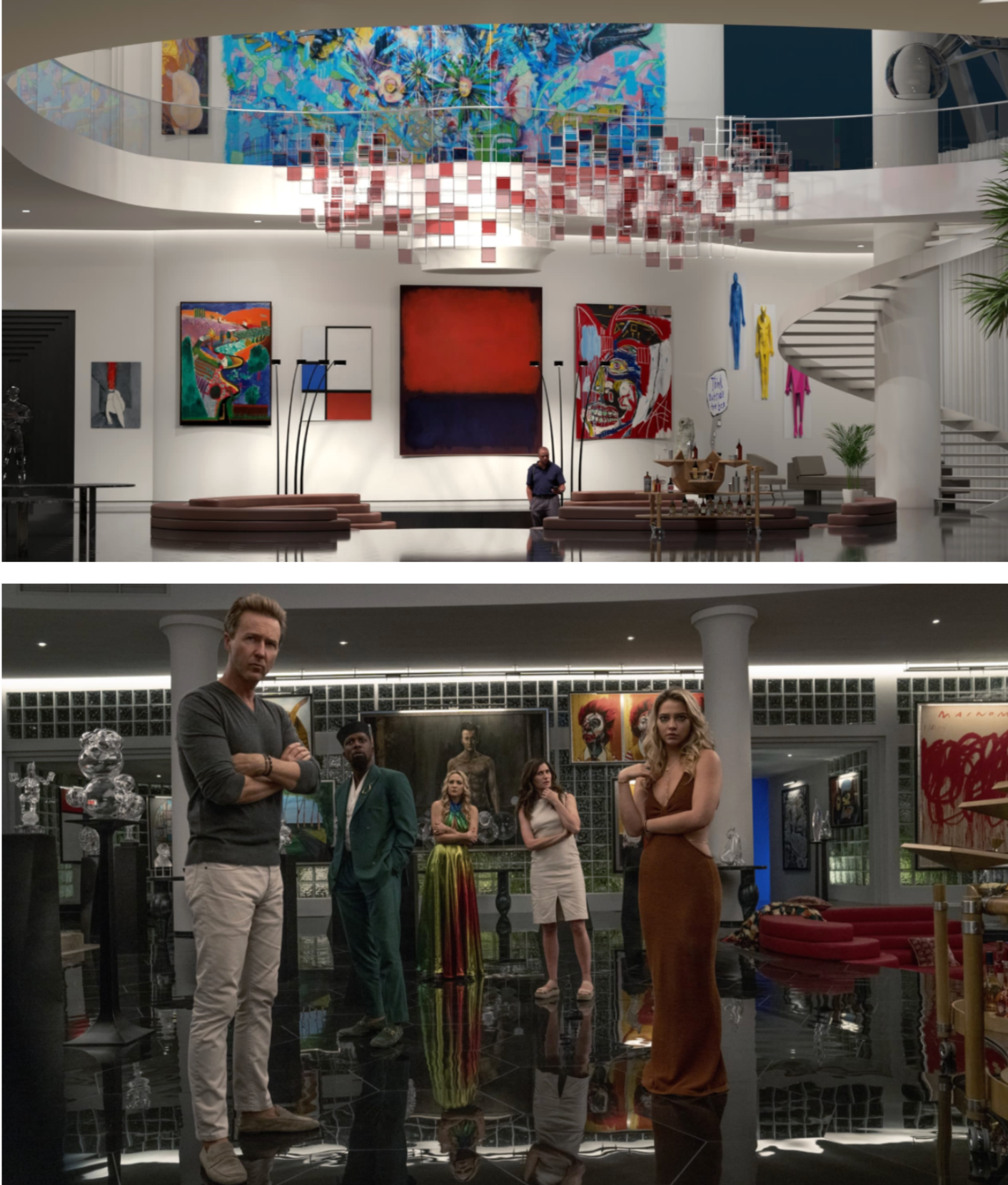The interiors of the "Knives Out" movies - by JoAnn