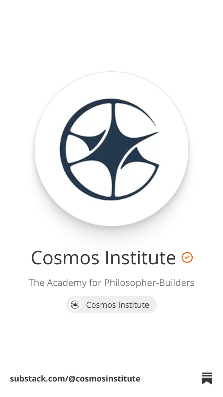 Cosmos Institute | Substack
