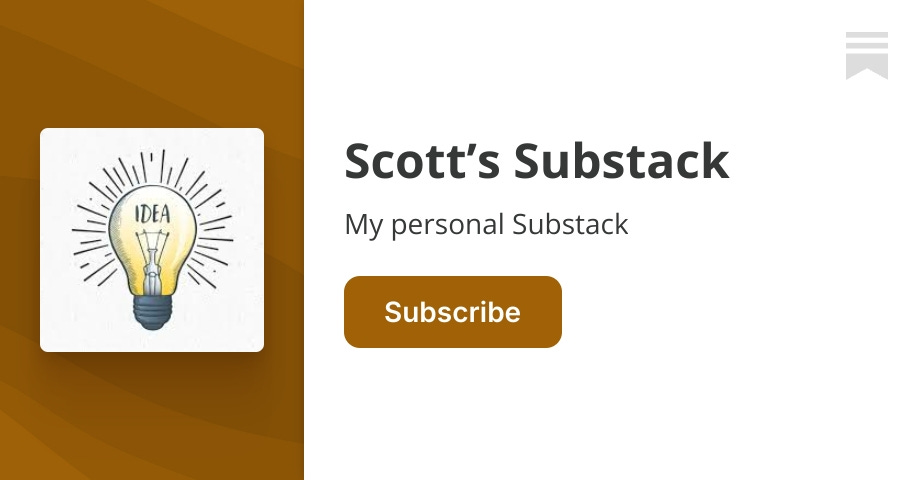 Scott’s Substack | Substack