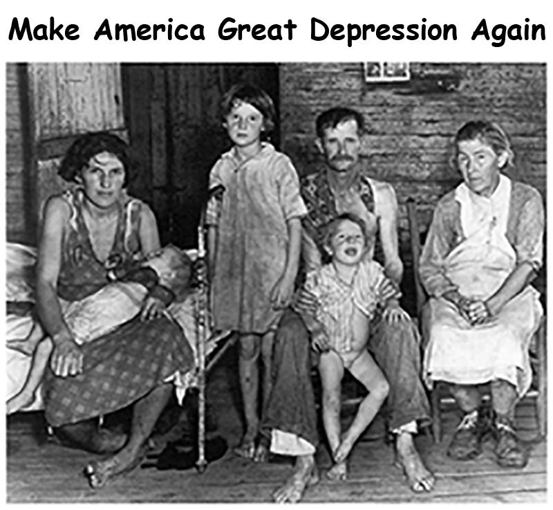 How Donald Trump Will Make America Great (Depression) Again