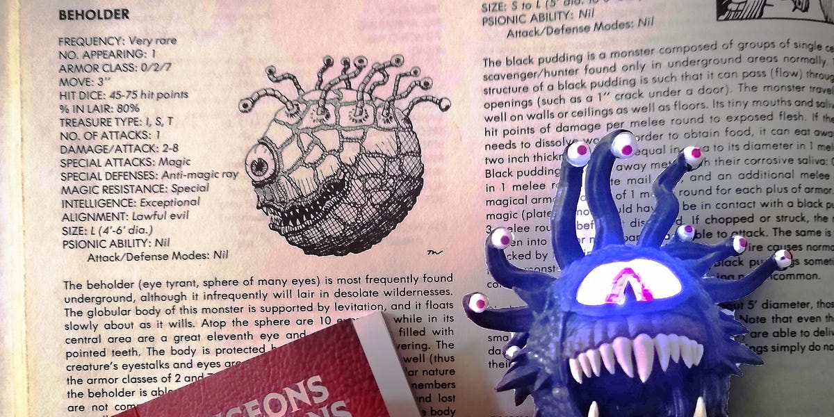 The Beholder: D&D Classic Monster - by J.Q. Graziano
