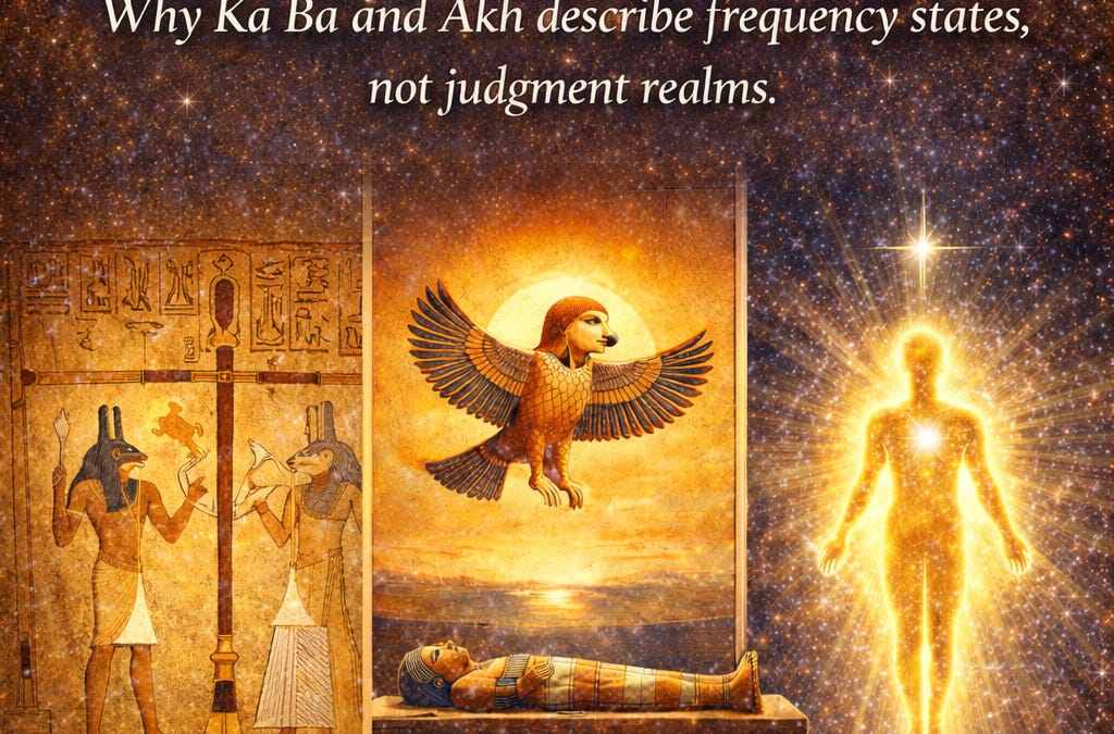 The Egyptian Afterlife Was a Physics Model of Consciousness