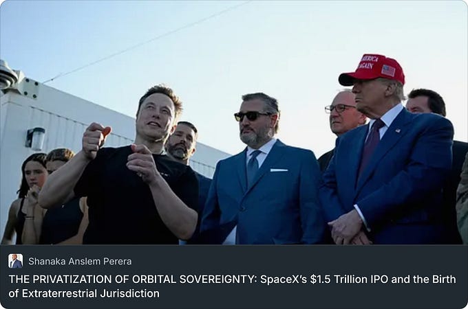 Shanaka Anslem Perera (@shanakaanslemperera): "SPACEX IPO: THE ...