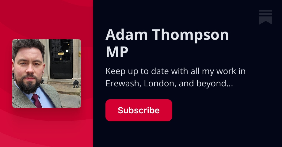 Adam Thompson MP | Substack