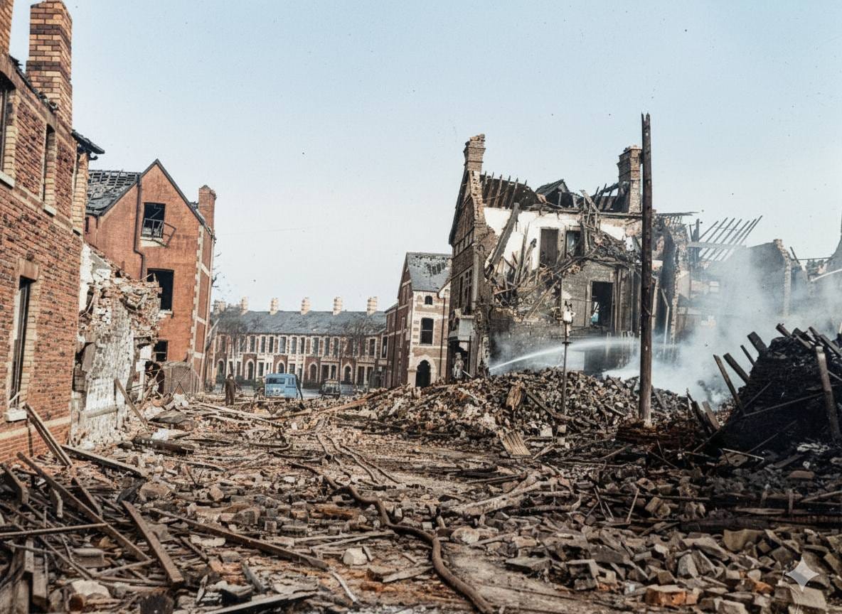 The Cardiff Blitz - by Martin Cherrett - World War II Today