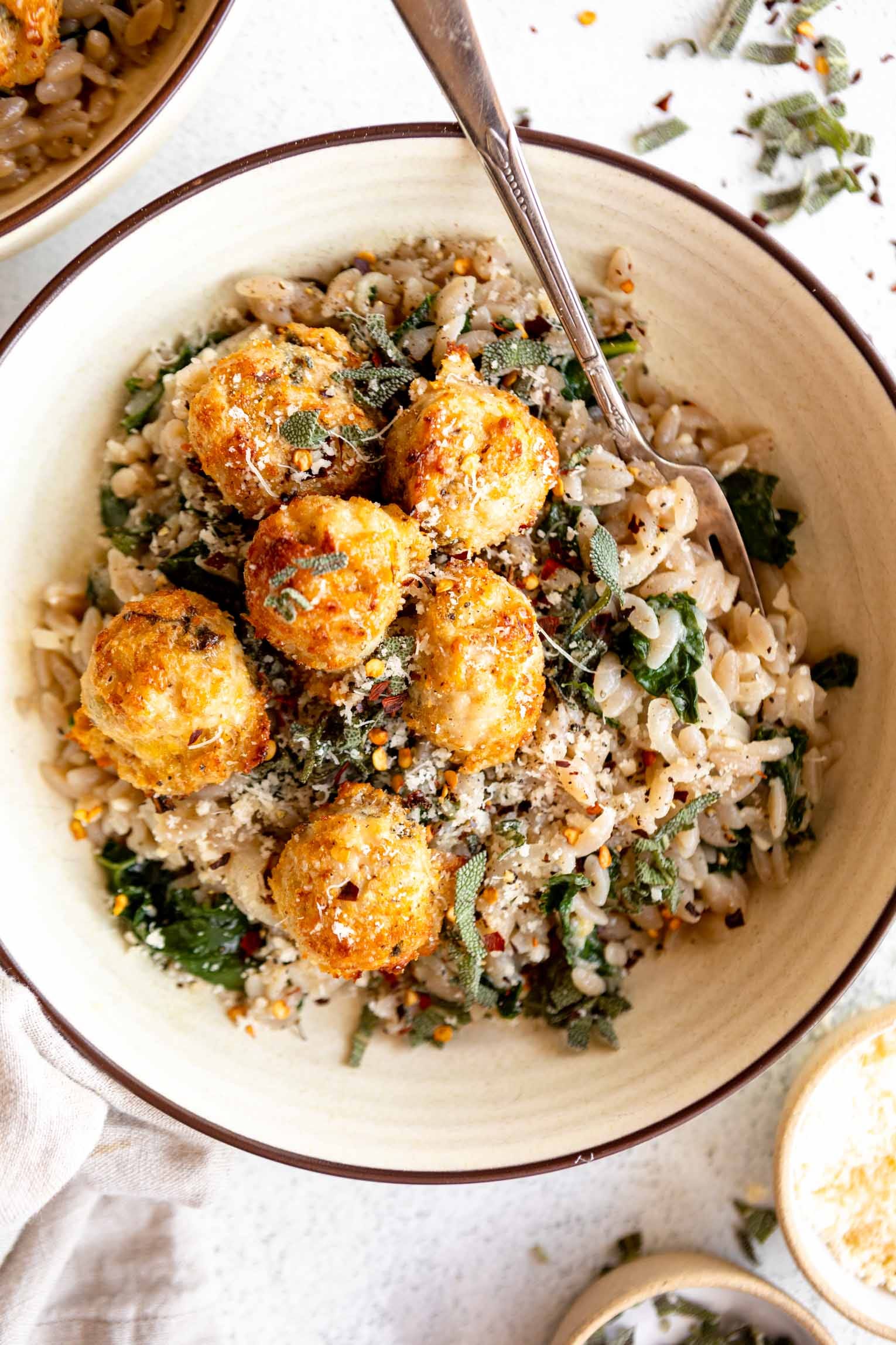 30-Minute Turkey Sage Meatballs - by Christine McMichael