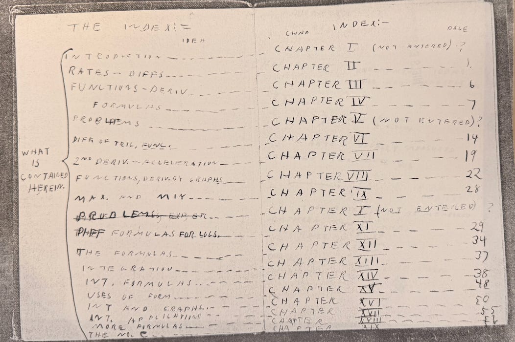 Richard Feynman's Notes For Self-Education
