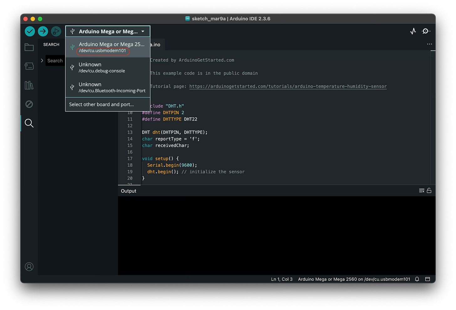 Reading Sensor Data from an Arduino Microcontroller with Python