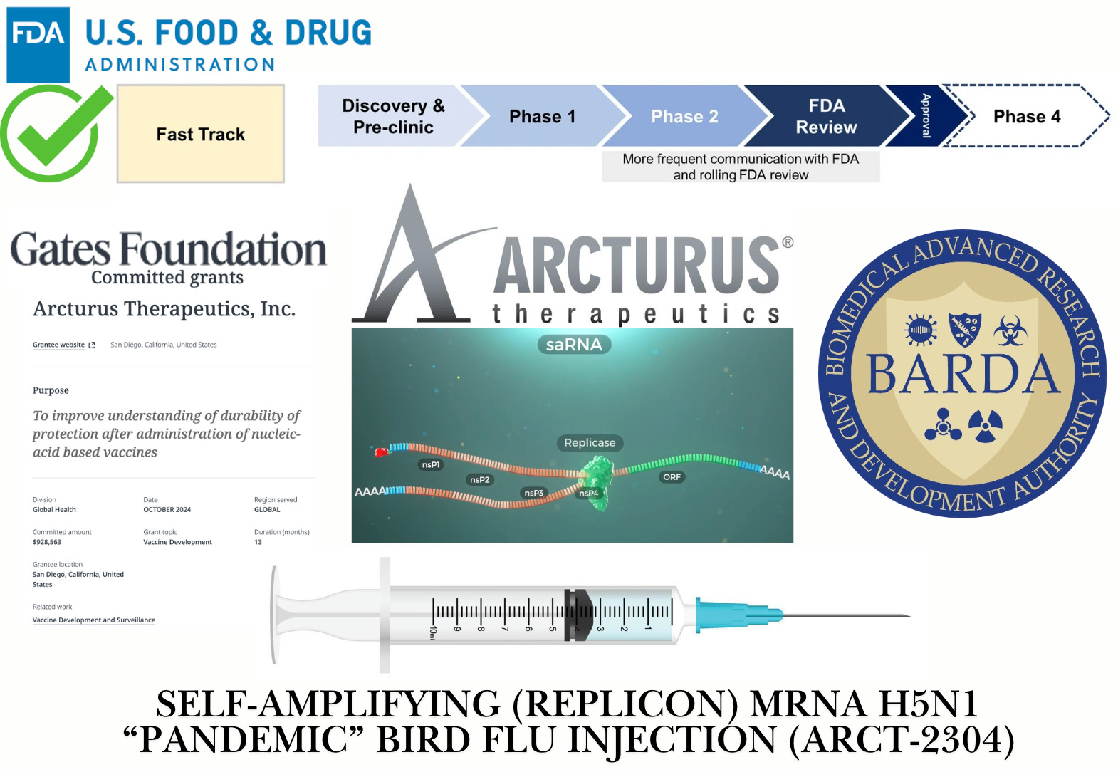 BREAKING: U.K. Approves Experimental Self-Amplifying mRNA (Replicon ...