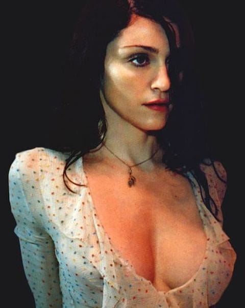 madonna dark eyebrows