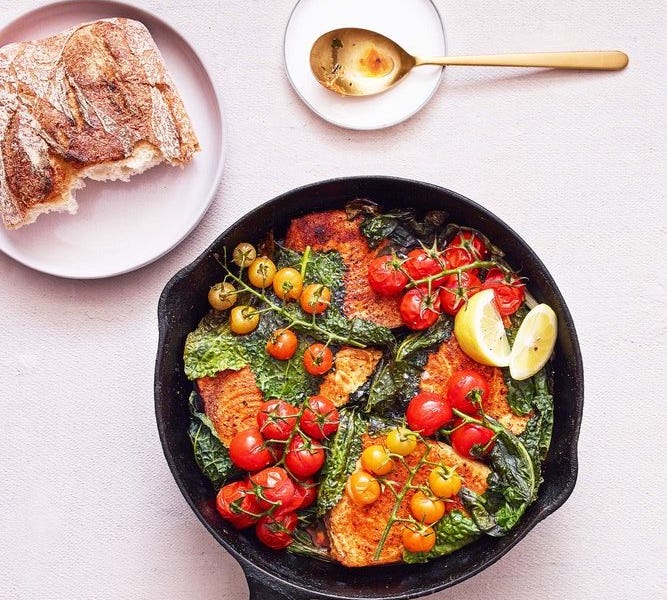 A FAVORITE FISH DINNER - EDIBLE LIVING by Sarah Copeland