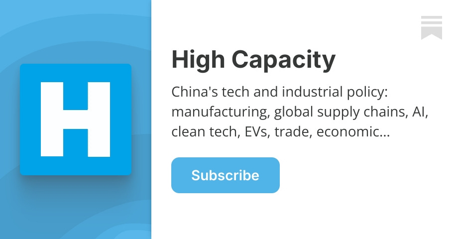 High Capacity | Kyle Chan | Substack