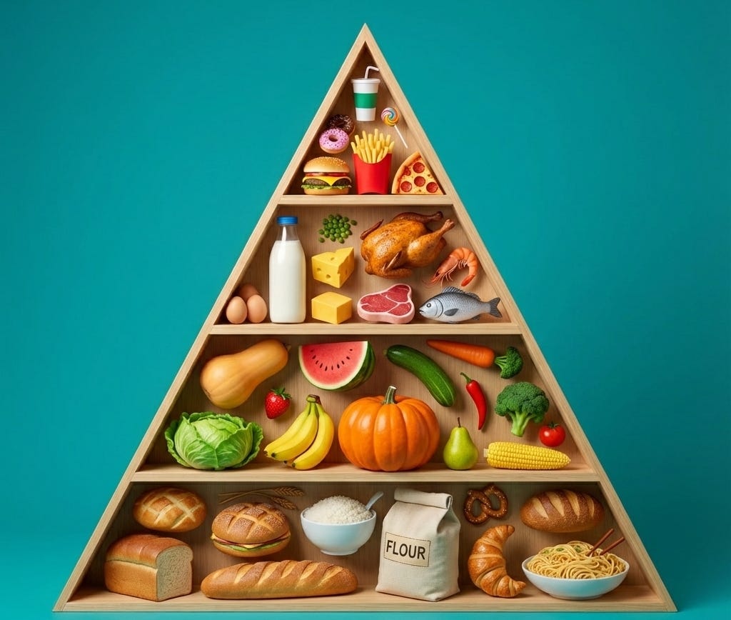 A grande inversão da pirâmide alimentar e o que ela significa pra você