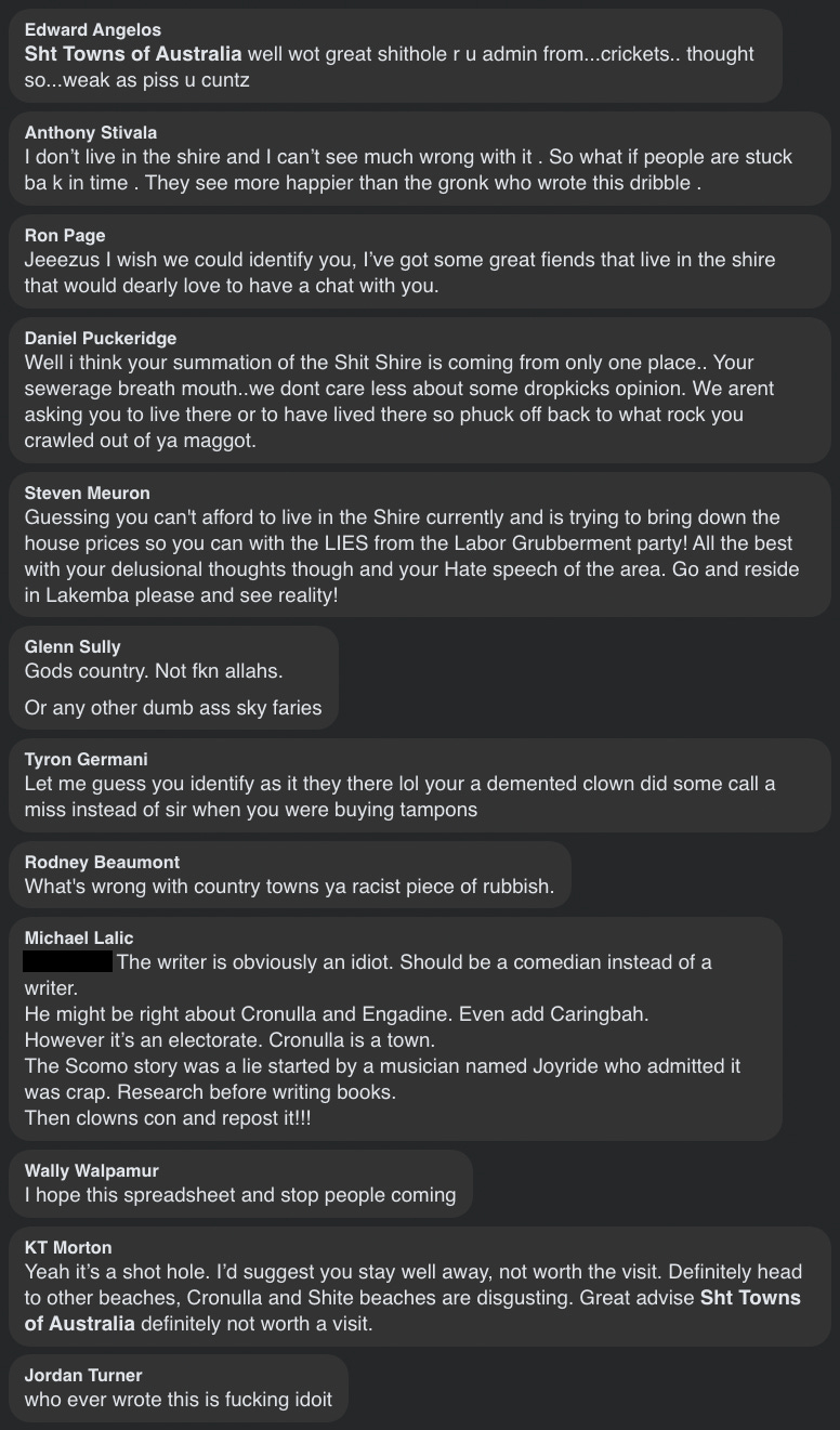 Shit Towns of Australia #241 - by Rick Furphy